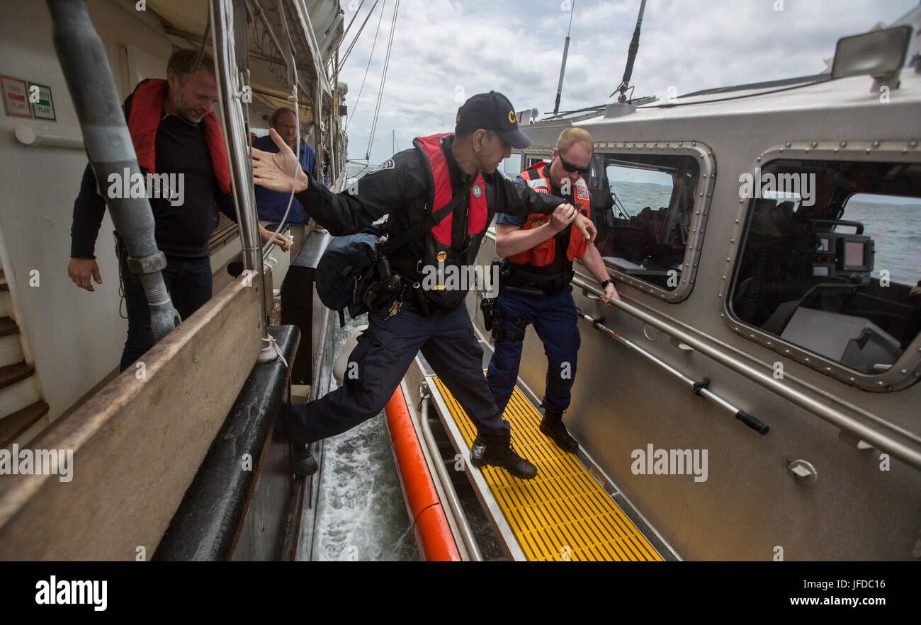 CBP conducted customs inspections on tall ships arriving for the Sail ...
