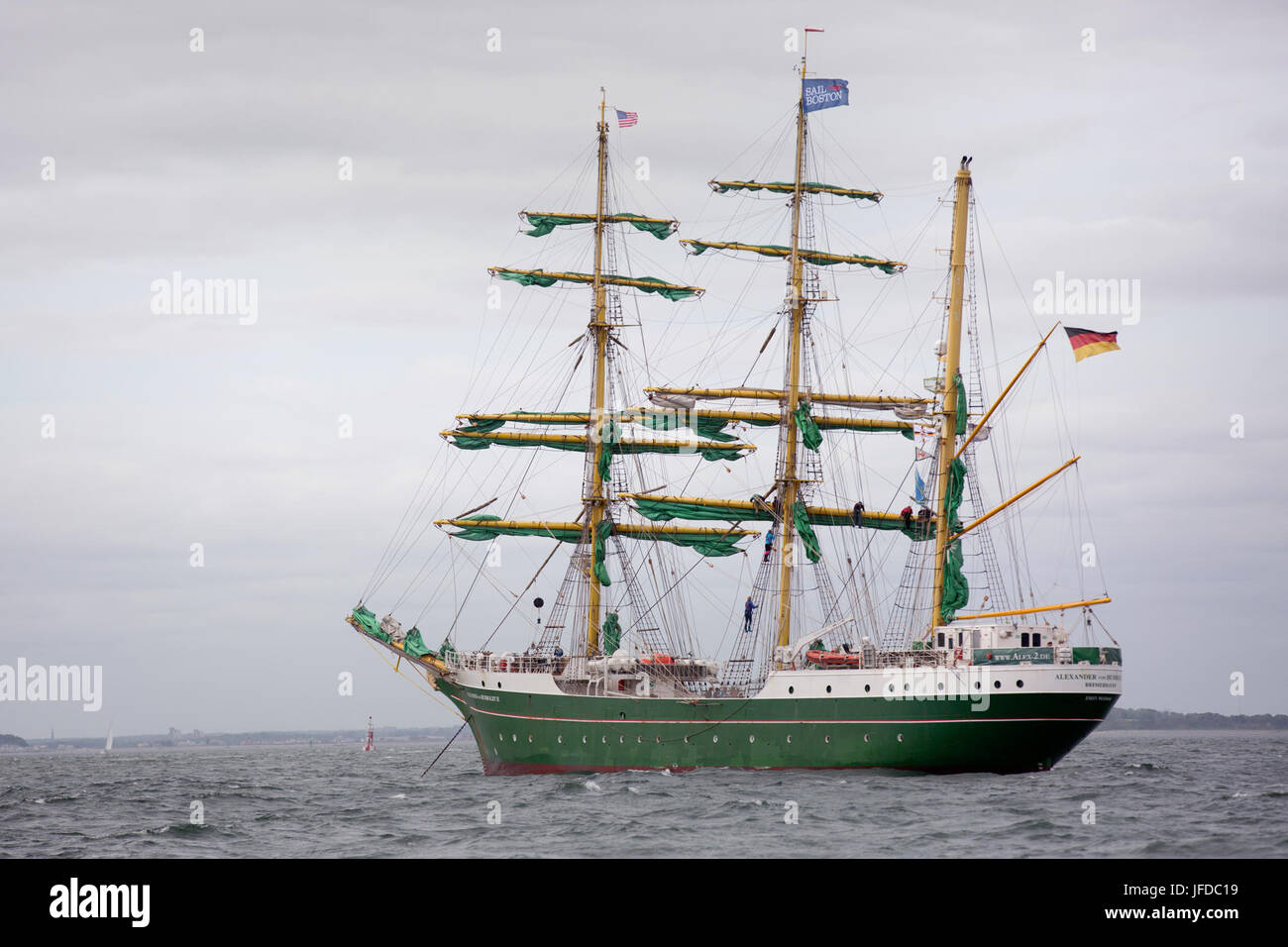 CBP officers conducted customs inspections on tall ships arriving at ...