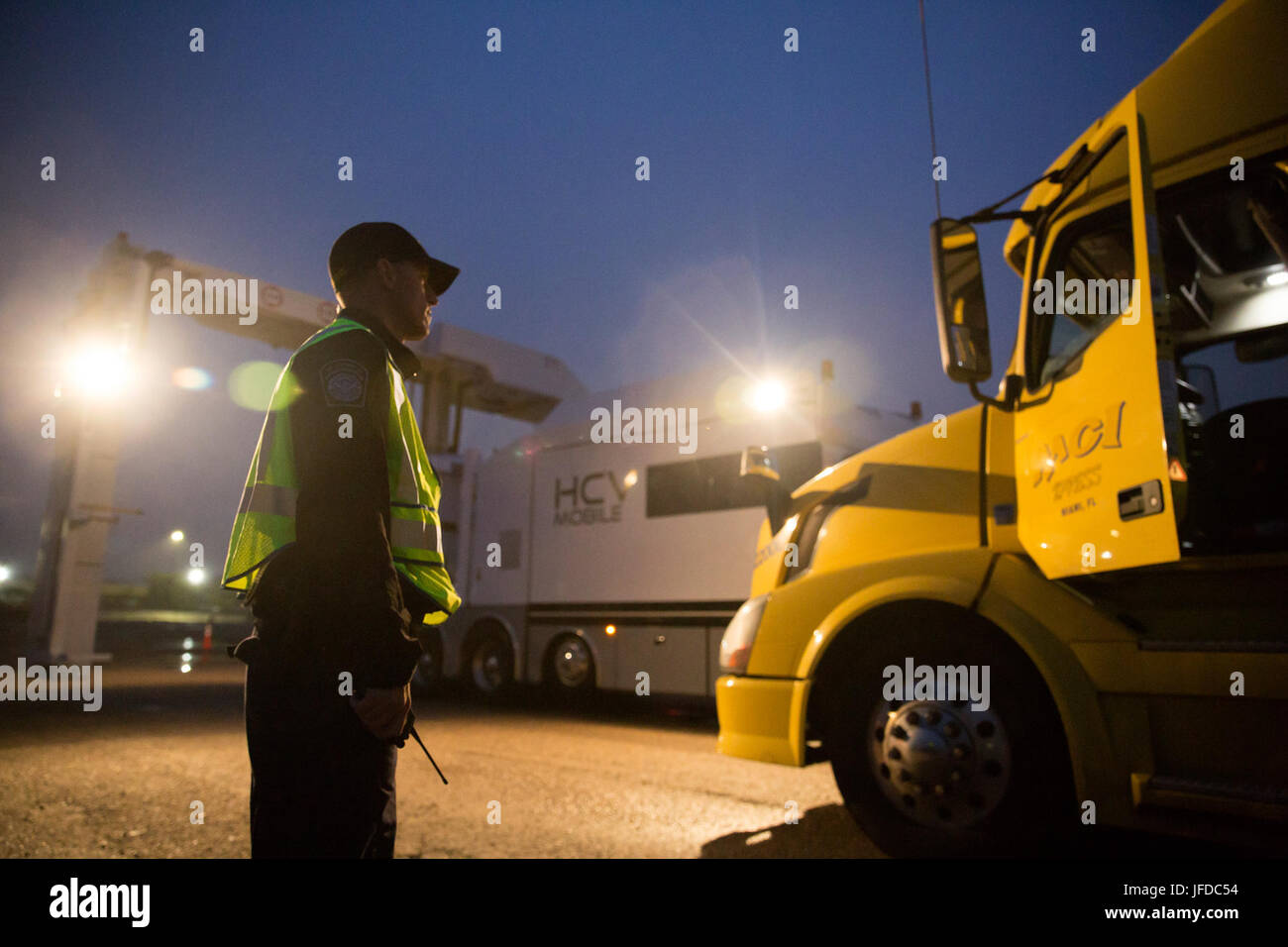CBP officers conduct non-intrusive inspections at the Port of Boston in ...