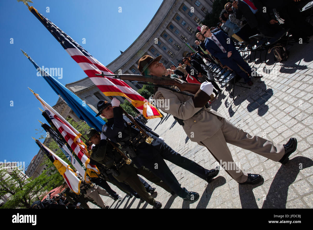 The U.S. Customs and Border Protection gathered for a Valor Memorial ...