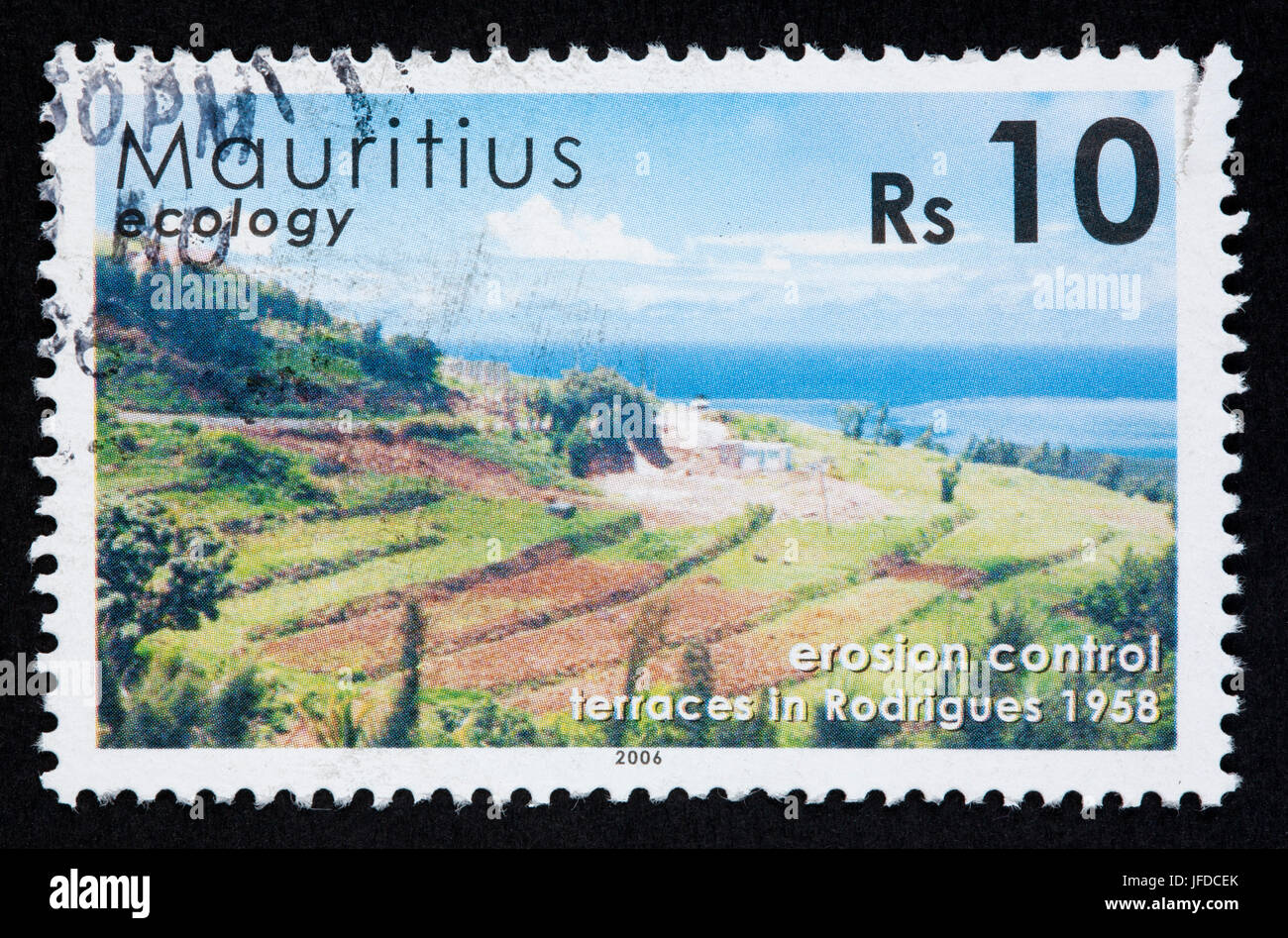Mauritian postage stamp Stock Photo - Alamy