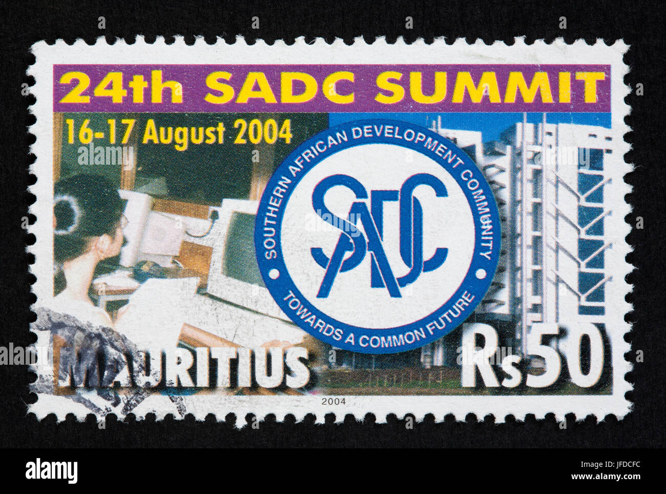 Mauritian postage stamp Stock Photo - Alamy