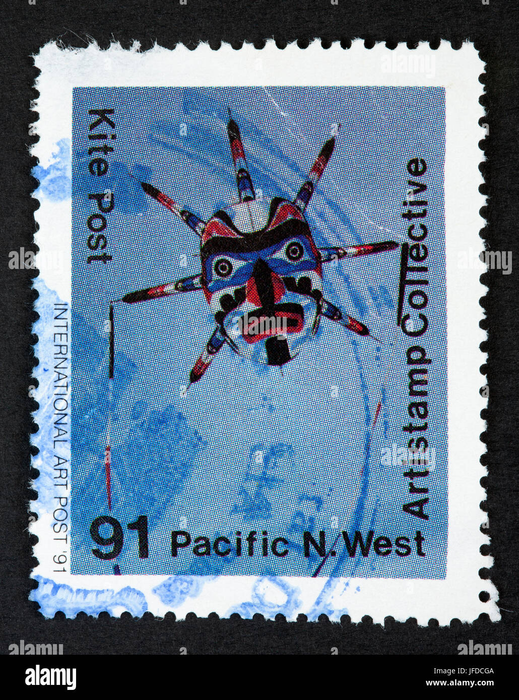 Pacific N. West postage stamp Stock Photo - Alamy
