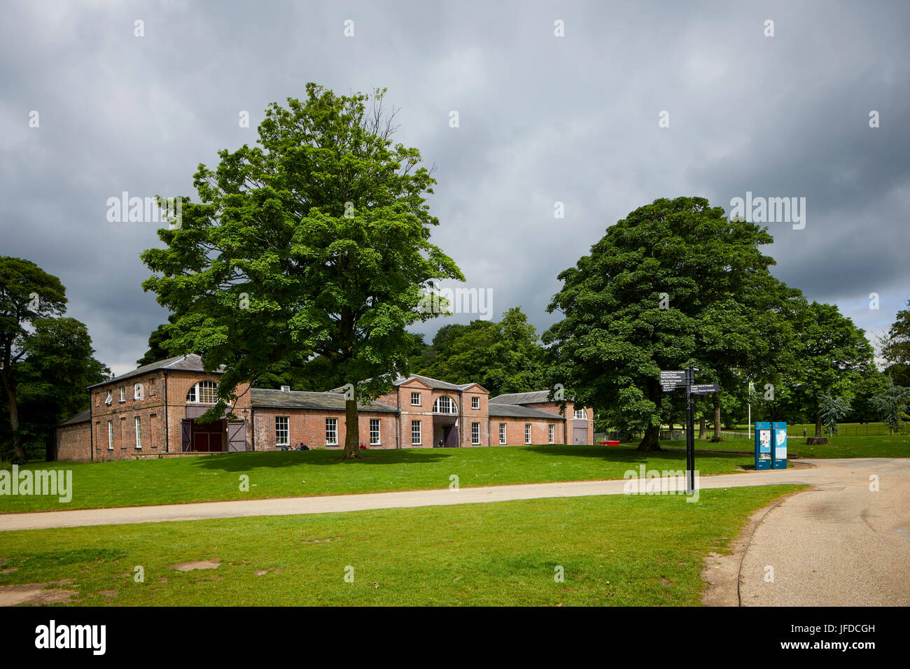 Manchester City Council's Farm in Heaton Park a municipal park north of ...