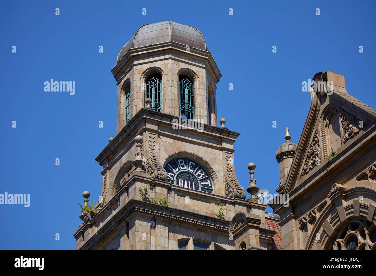 Baroque and Gothic Albert Hall in Manchester city centre built as the ...