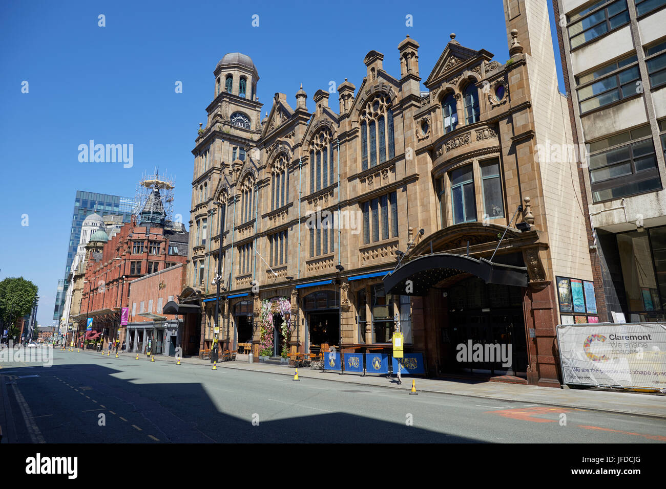 Baroque and Gothic Albert Hall in Manchester city centre built as the ...