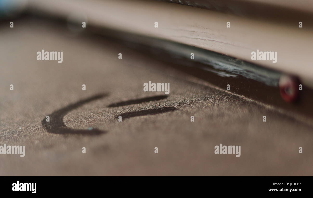 Smiley in dust Stock Photo - Alamy