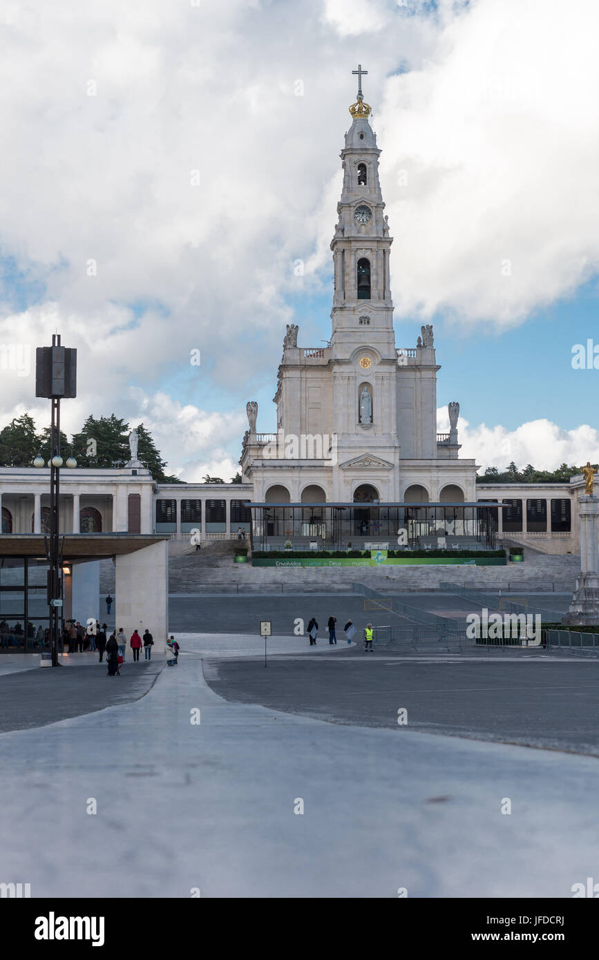 The Sanctuary of Fatima Stock Photo - Alamy