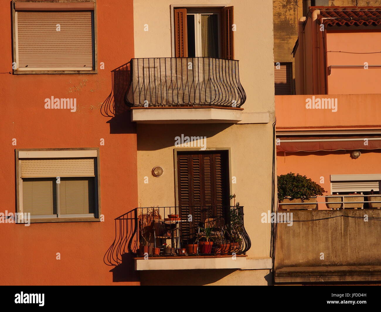 Traditional Spanish architecture in these apartment balconies in ...