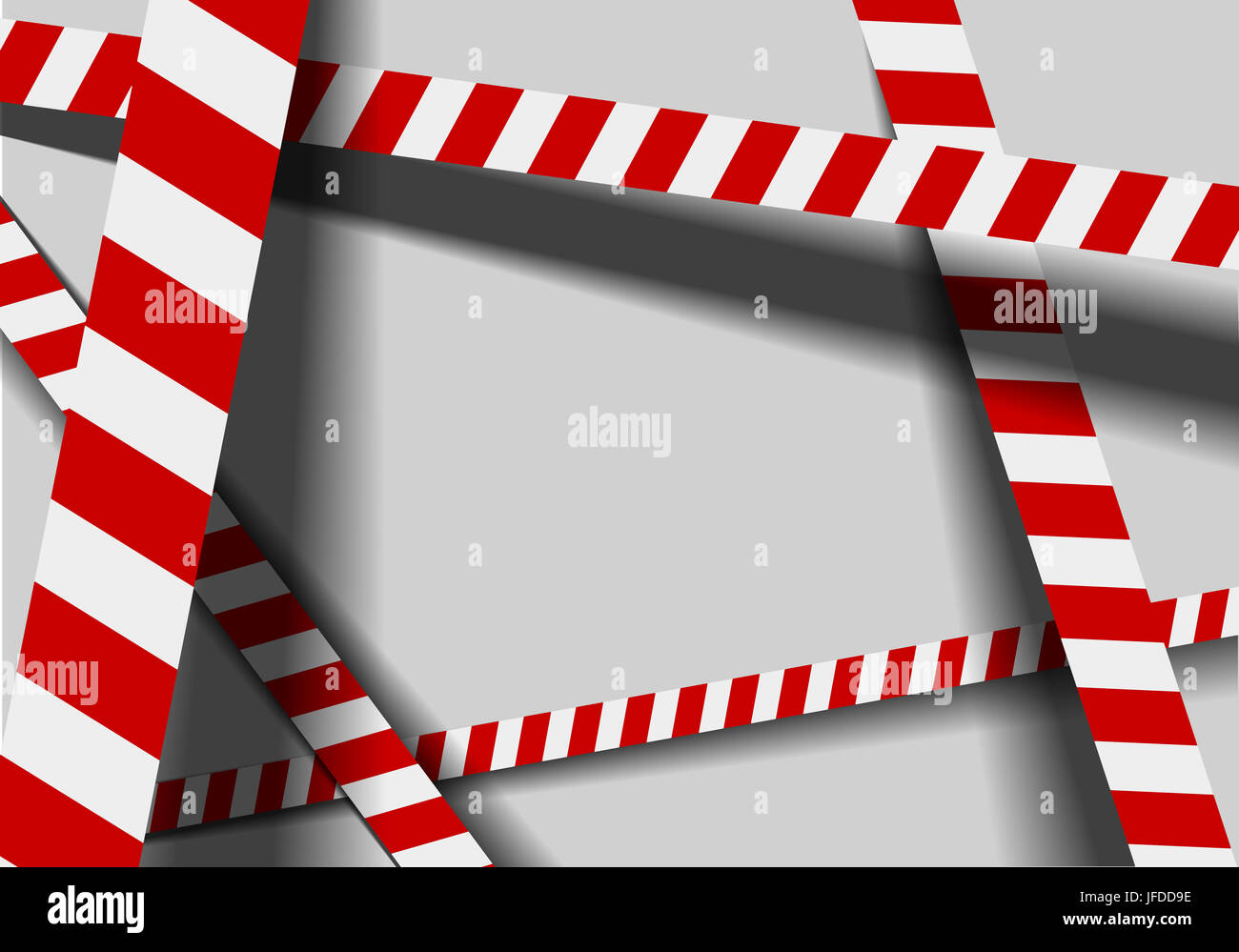 red white warning lines Stock Photo - Alamy