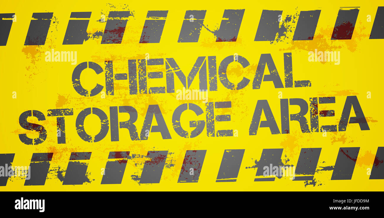 Chemical Storage Area Stock Photo - Alamy