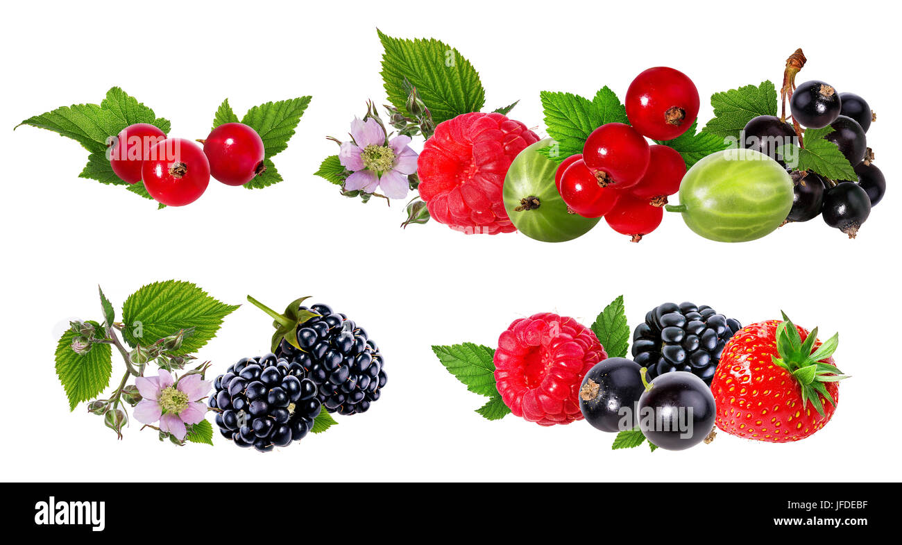Raspberry gooseberry strawberry hi-res stock photography and images - Alamy