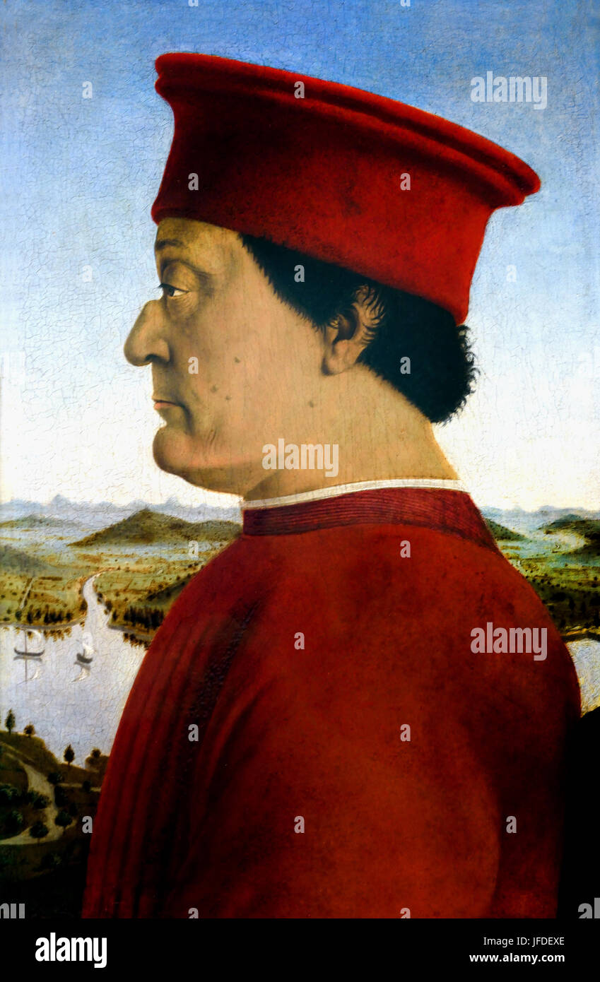 The Duke Urbino 1465-1472 Piero della Francesca 1415 - 1492) was an ...