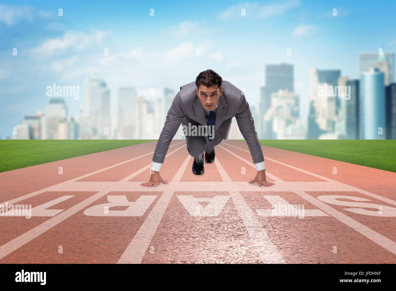 Runner low start hi-res stock photography and images - Alamy