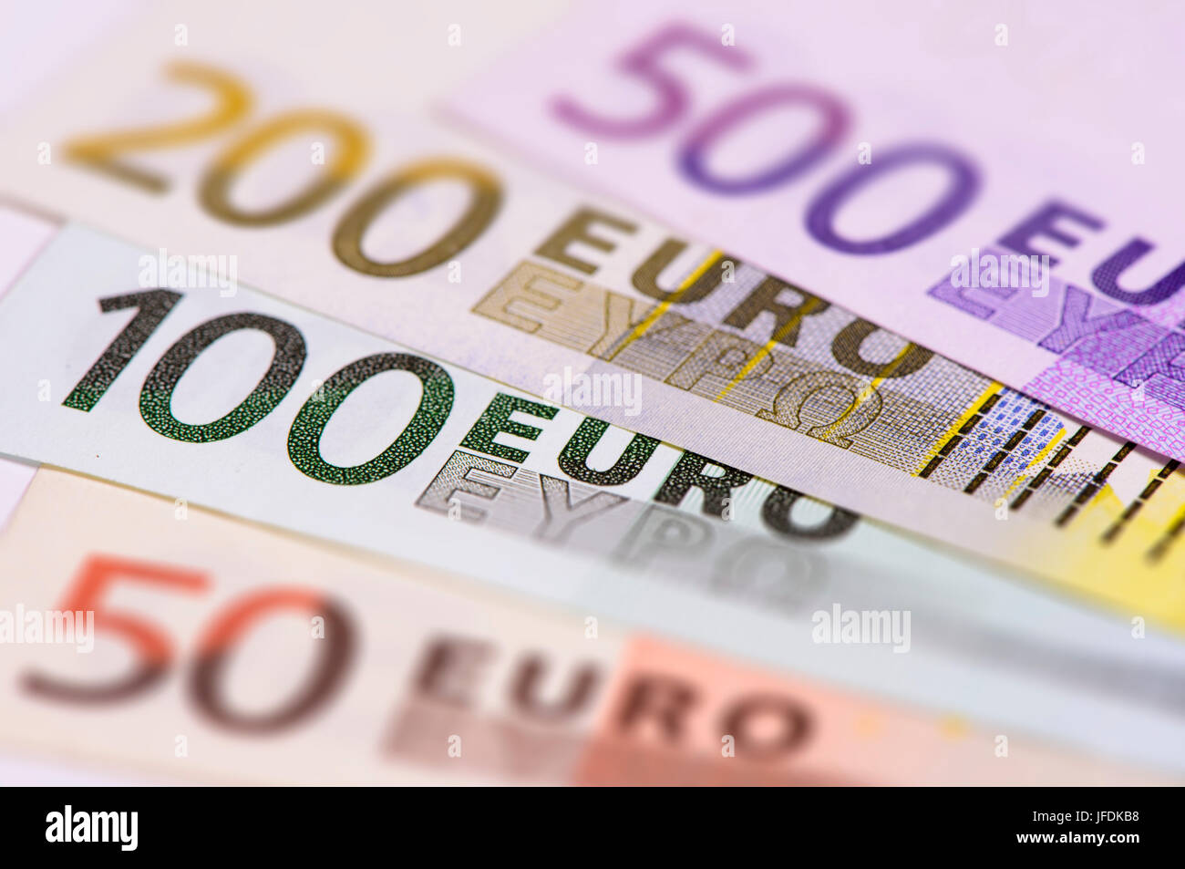 group of euro banknotes Stock Photo - Alamy
