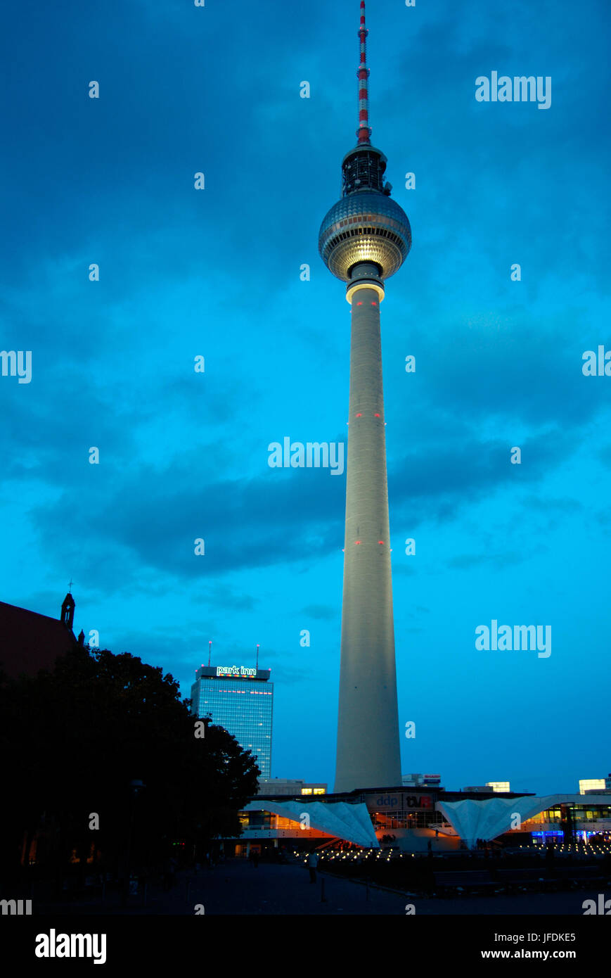 T.V, Tower, Berlin, Germany Stock Photo - Alamy