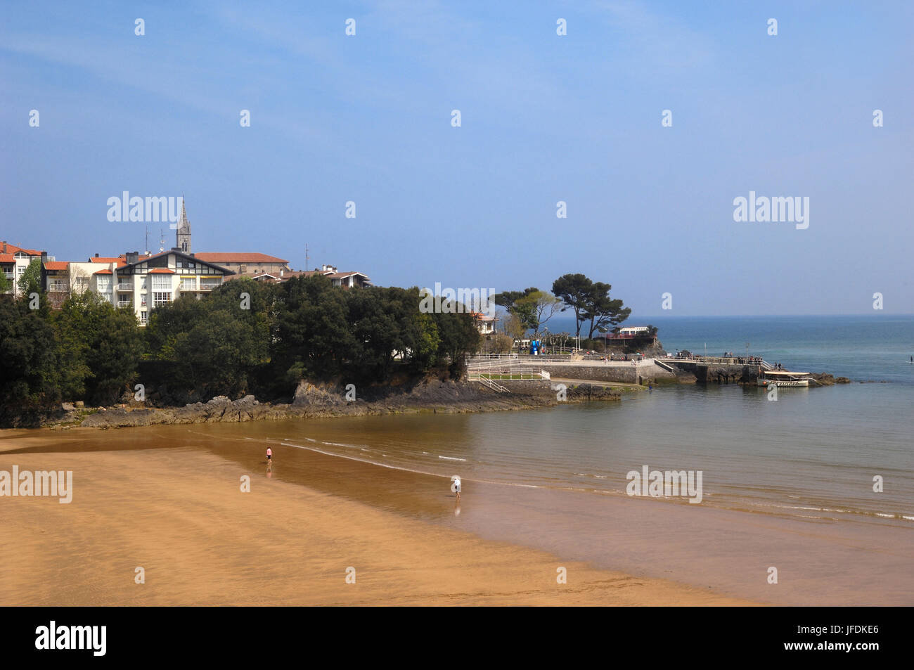 Beach of Mundaka,Basque Country , Spain Stock Photo - Alamy