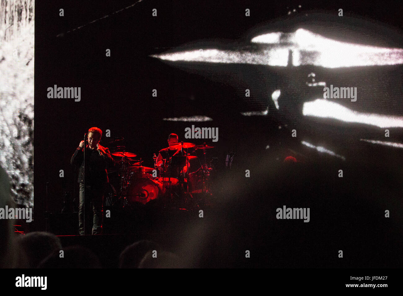 U2 JOSHUA TREE 30th Anniversary 1987-2017 A series of images showing ...