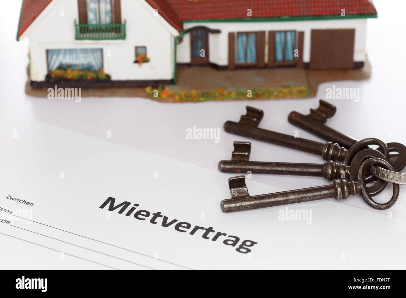 leasing agreement with house Stock Photo - Alamy