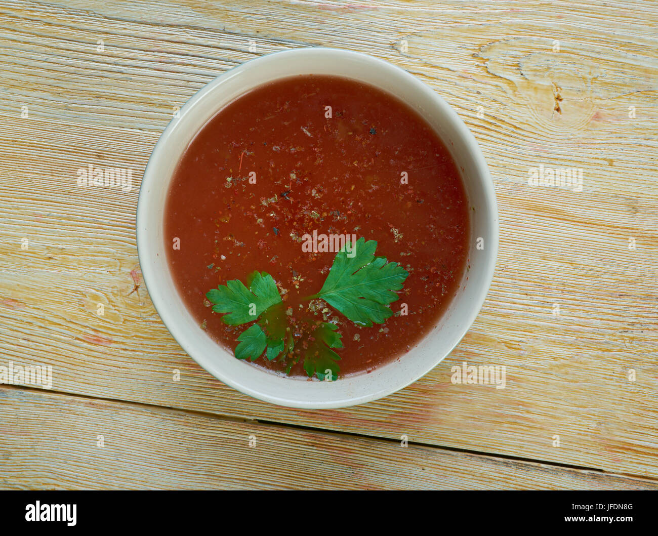 Sherba - lamb tomato soup Stock Photo - Alamy