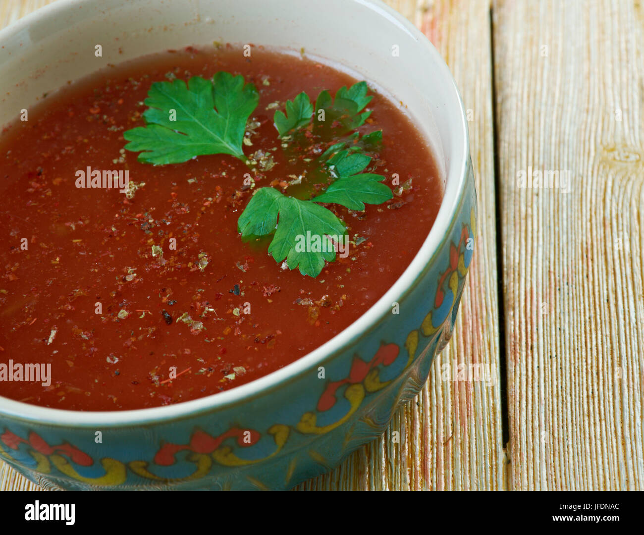 Sherba - lamb tomato soup Stock Photo - Alamy