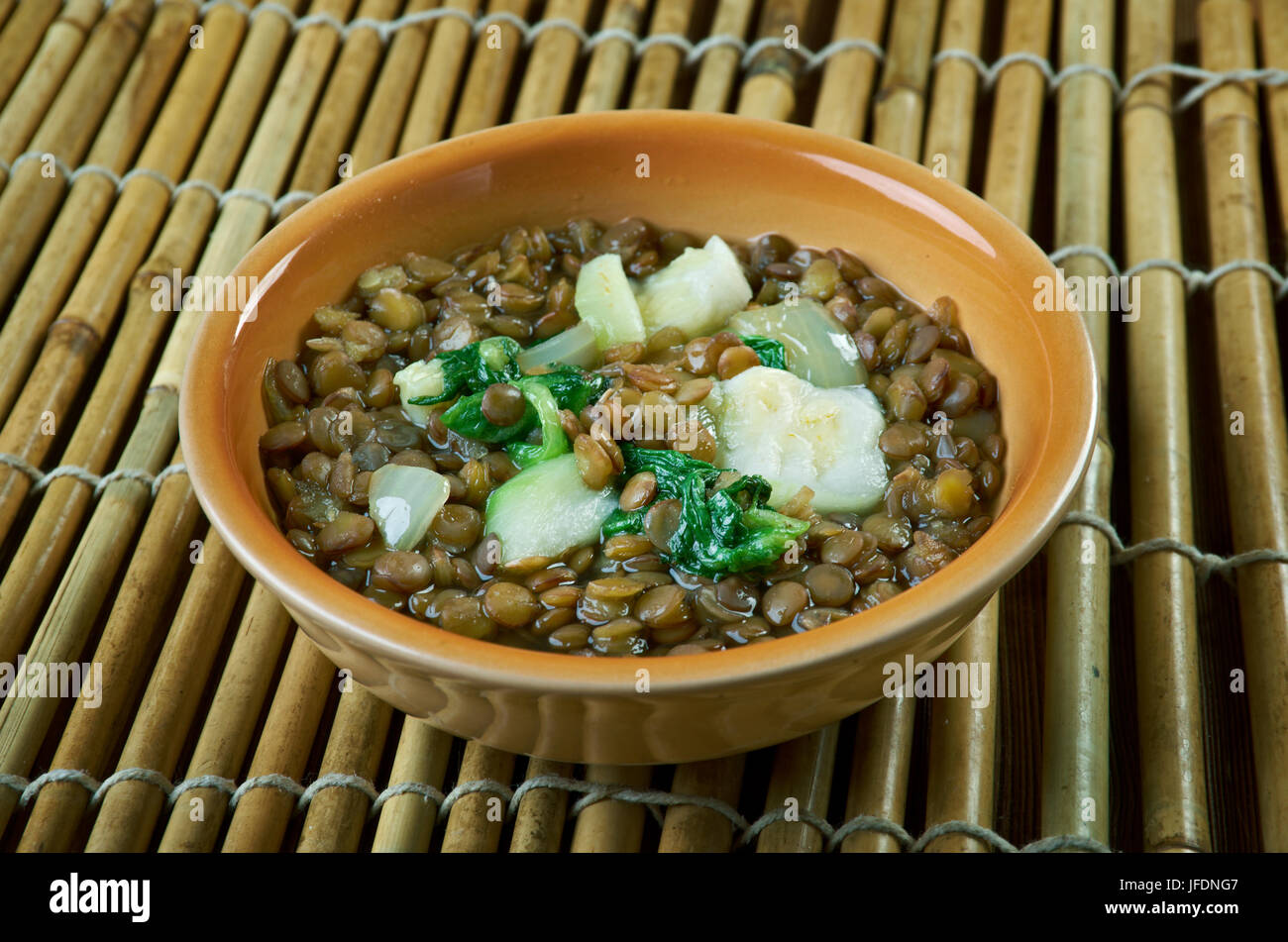 Lebanese Lentil Soup Stock Photo - Alamy