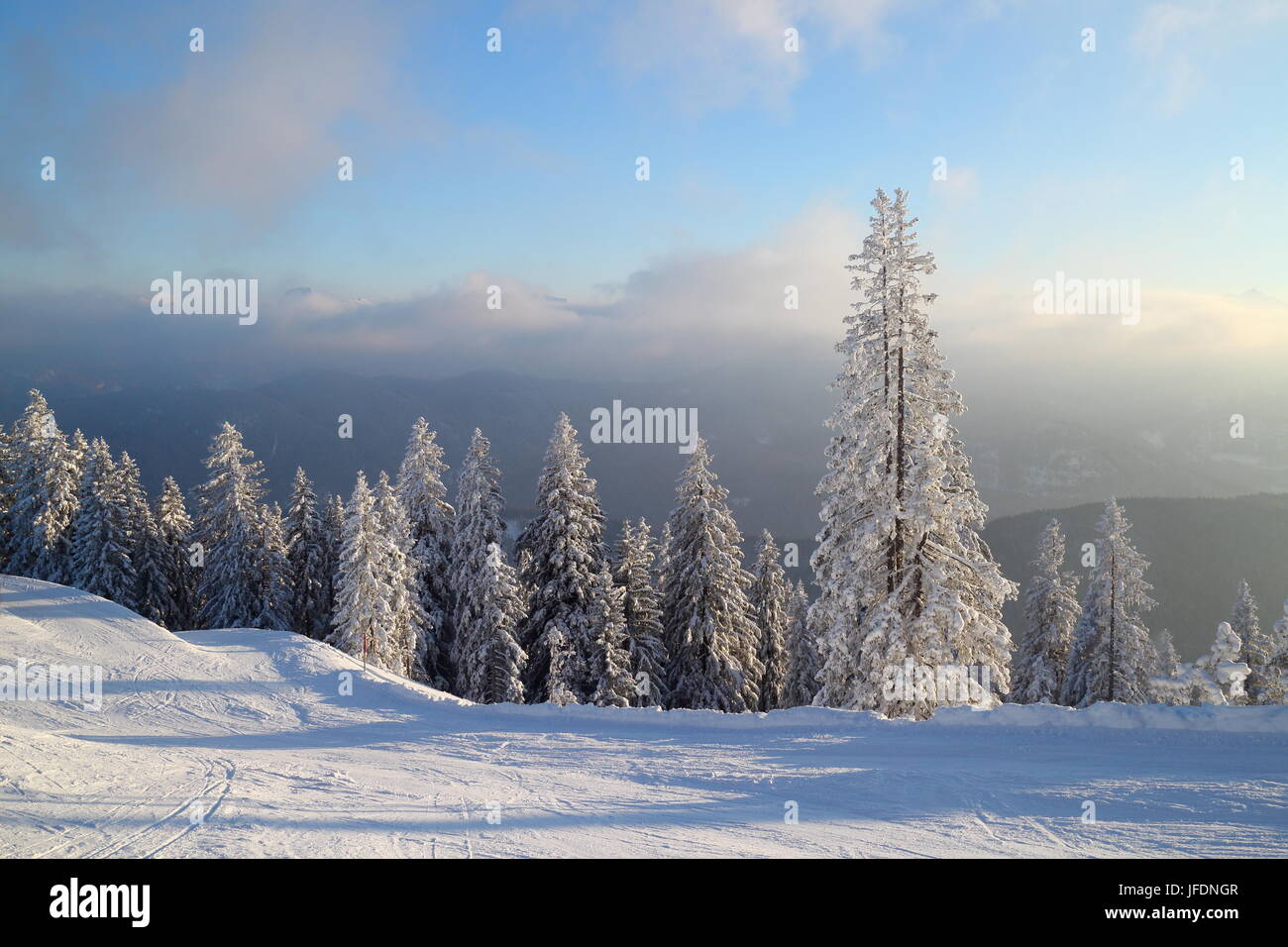 Beautiful winter landscape dawn hi-res stock photography and images - Alamy