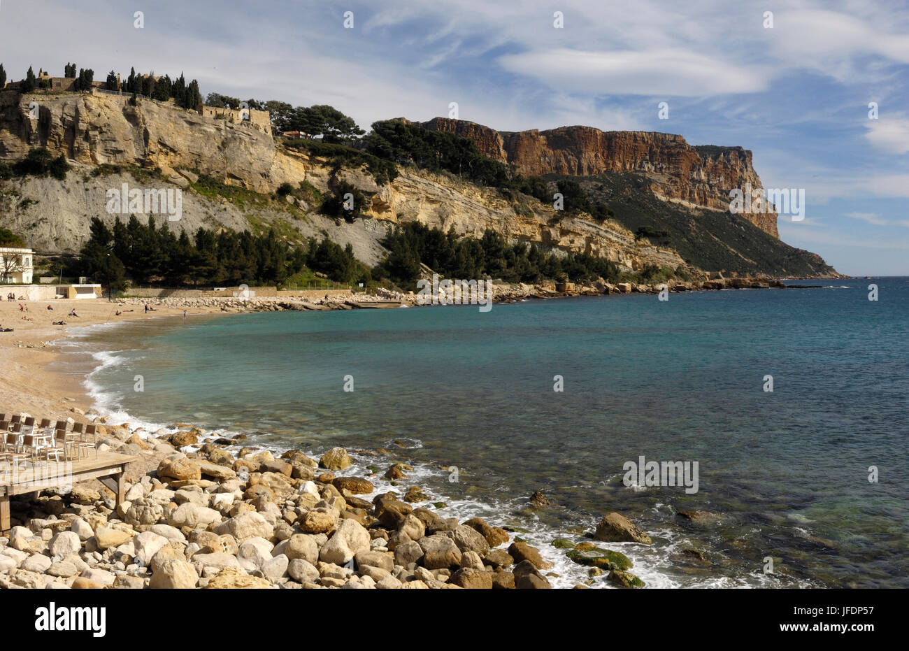 Beach of Cassis, French Riviera, France Stock Photo - Alamy