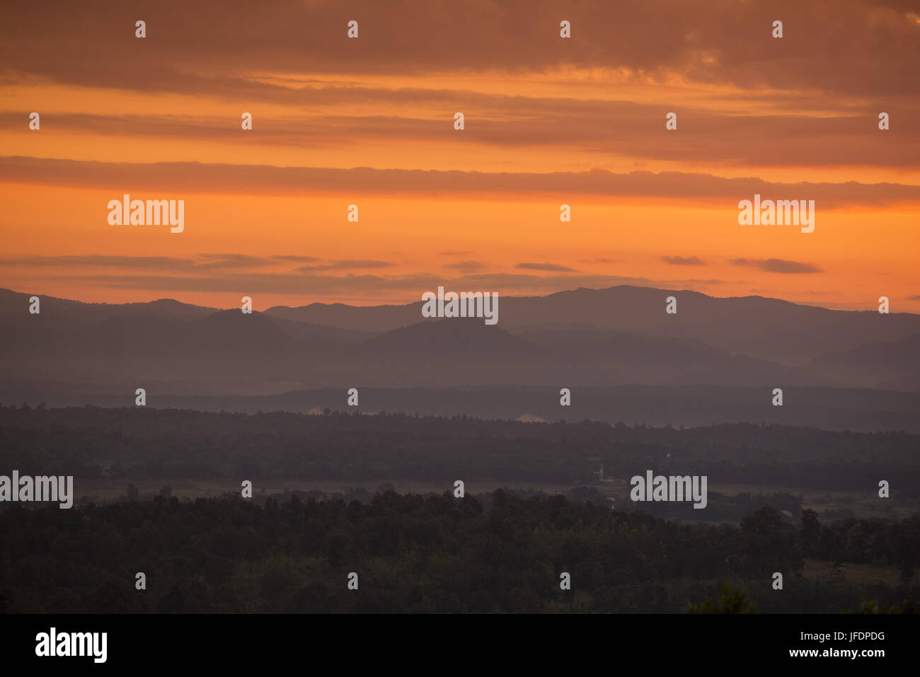 THAILAND LAMPANG LANDSCPAE VIEW SUNRISE Stock Photo - Alamy