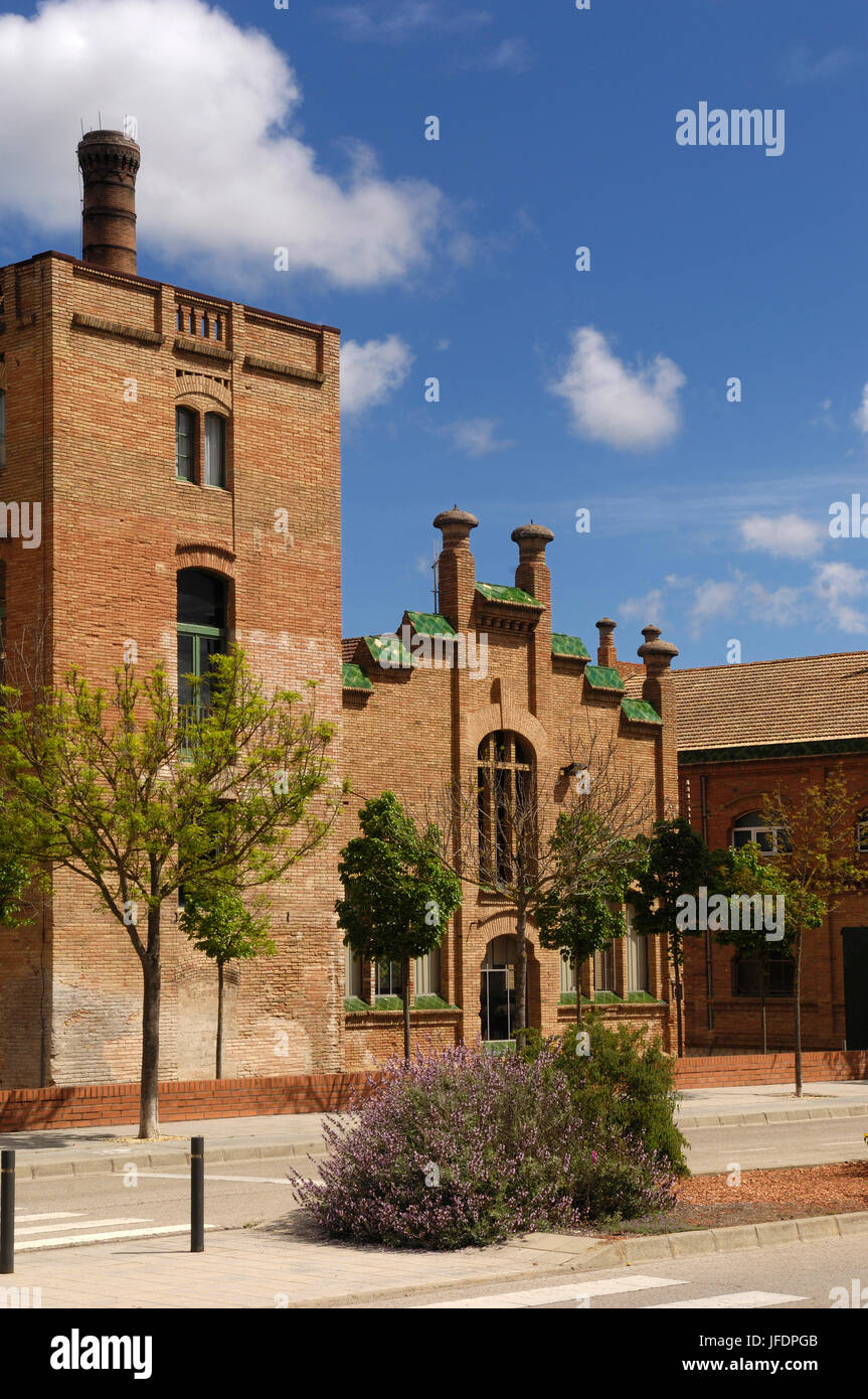 industrial heritage in Celra, Girona, Spain Stock Photo - Alamy
