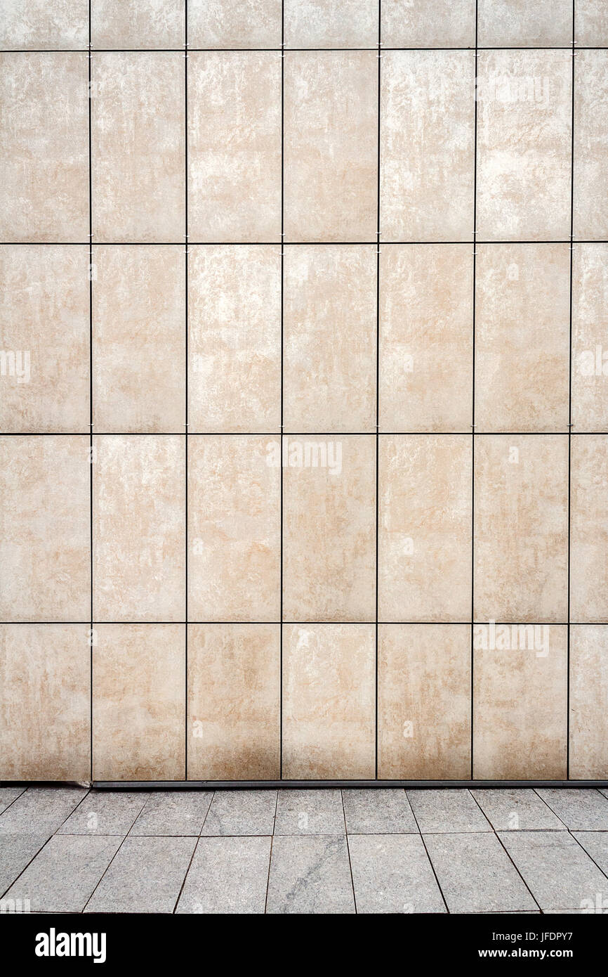 Modern weathered white tile wall texture background Stock Photo - Alamy