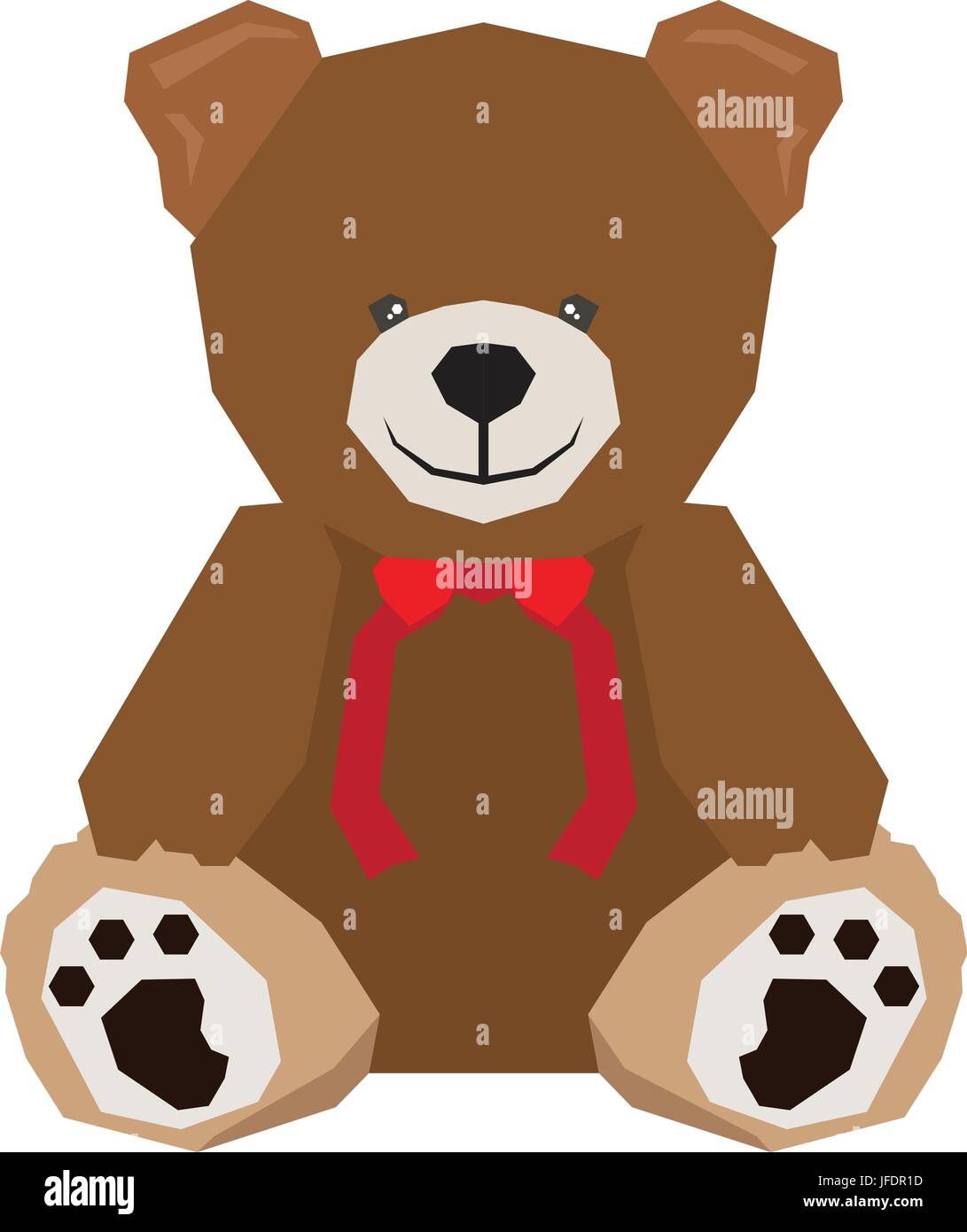 Isolated geometric teddy bear Stock Vector Image & Art - Alamy