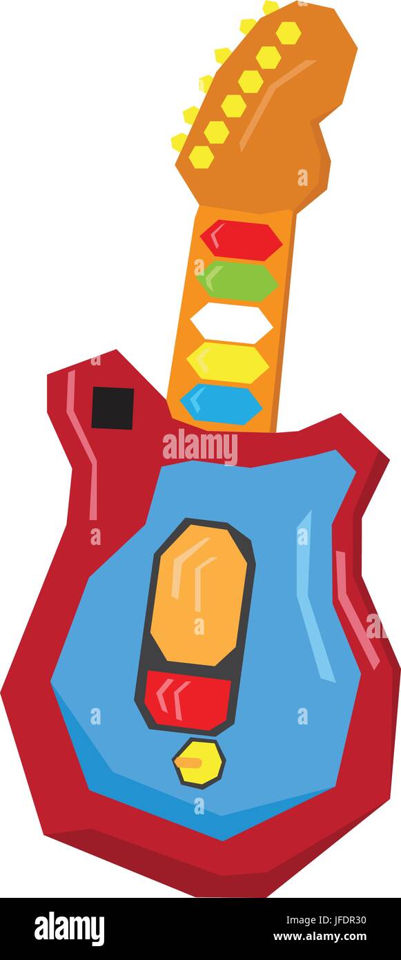 Toy guitar Stock Vector Images - Alamy