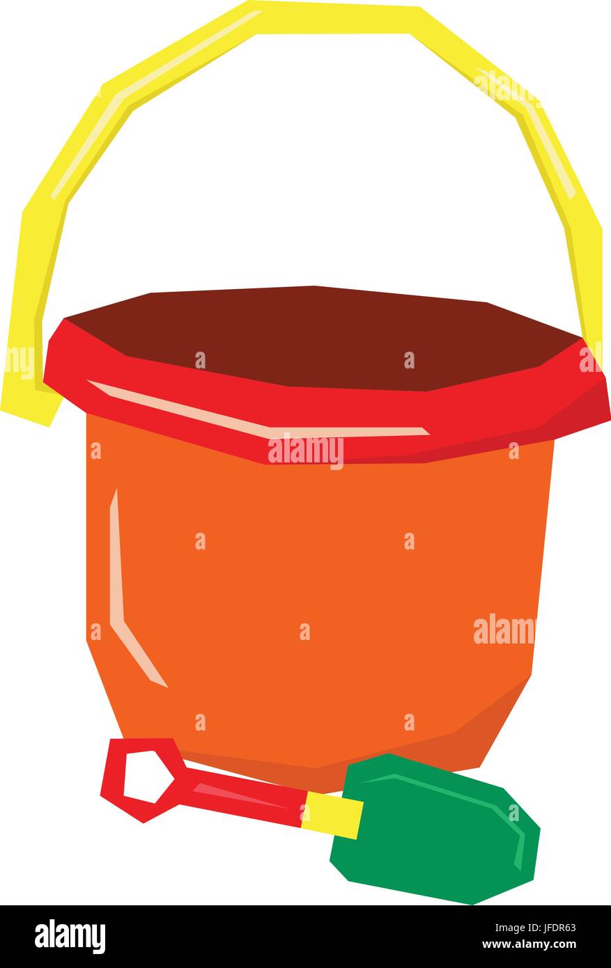 Bucket sand play kid Stock Vector Images - Alamy
