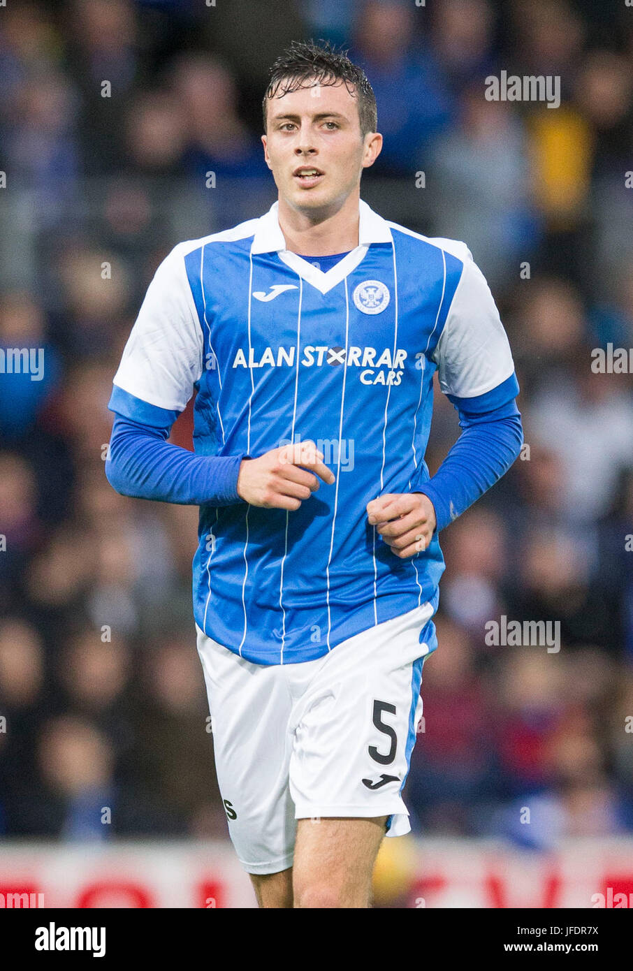St Johnstone's Joe Shaughnessy Stock Photo - Alamy