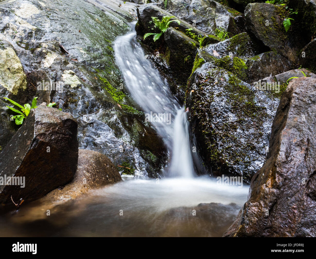 Smokey Mountain Waterfall Stock Photo - Alamy