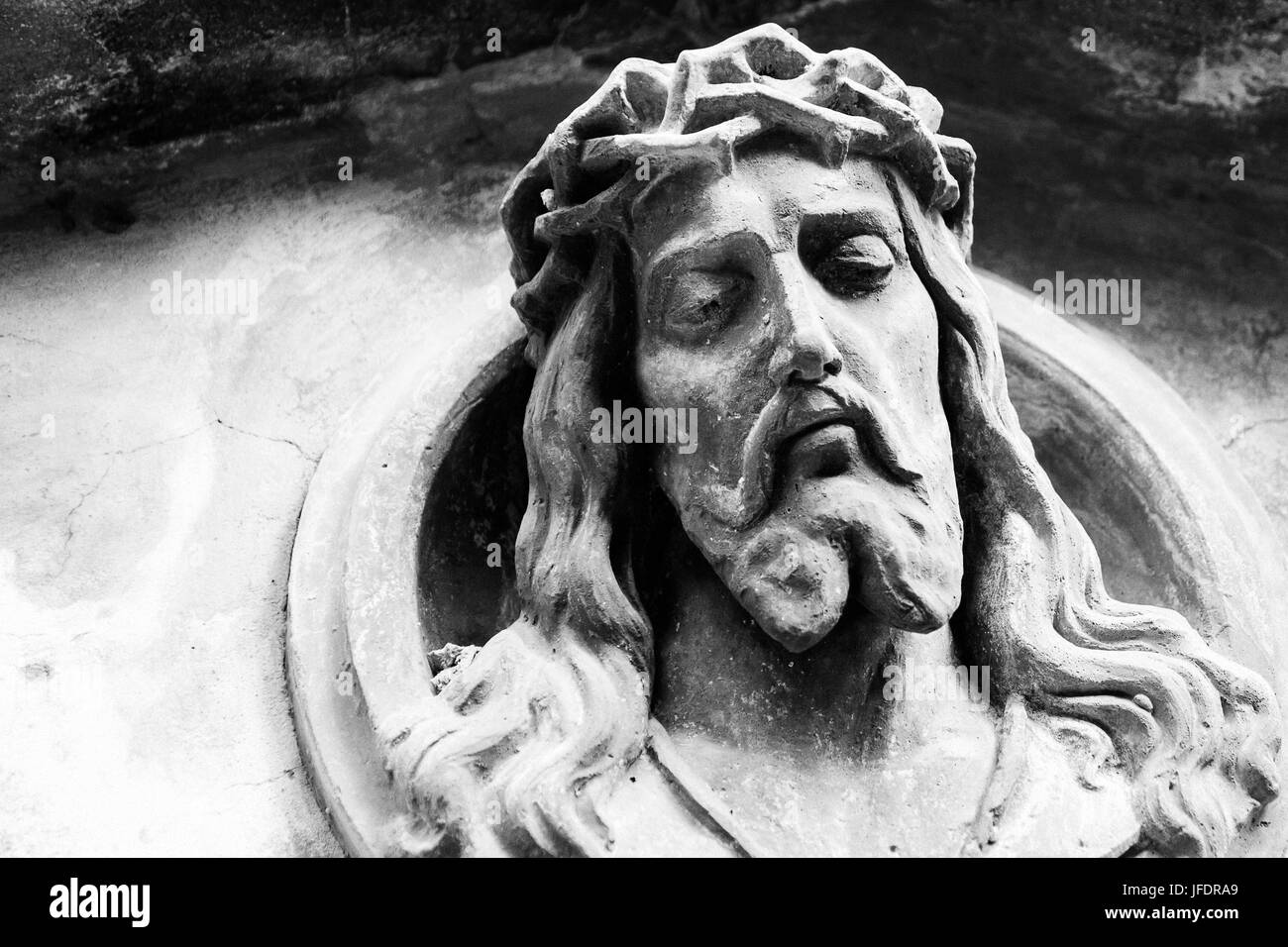 Concrete tomb Black and White Stock Photos & Images - Alamy