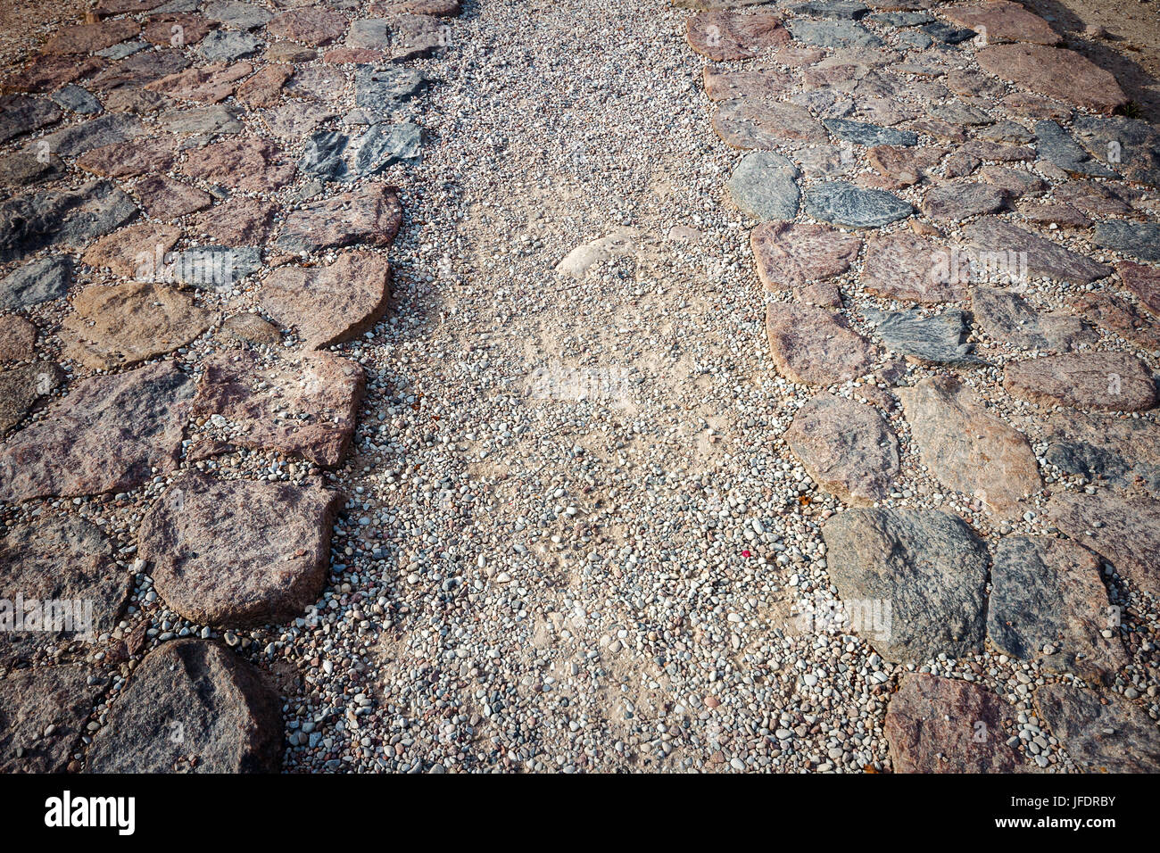 Ancient stone road texture background Stock Photo - Alamy