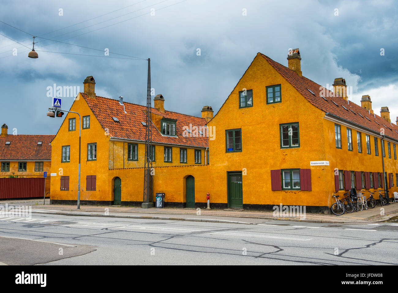 Nyboder, historic row house district of former Naval barracks ...