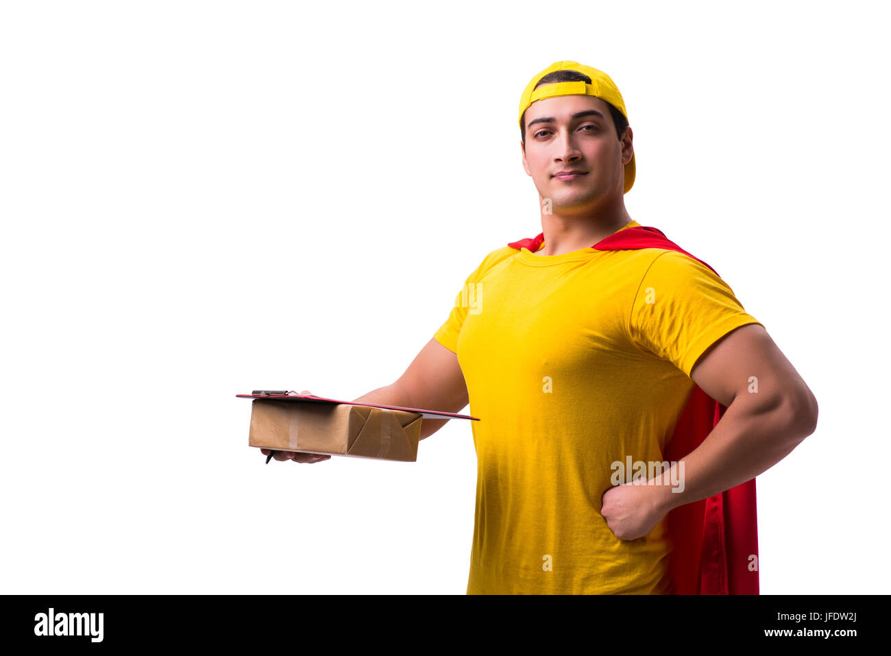 Delivery guy Cut Out Stock Images & Pictures - Alamy