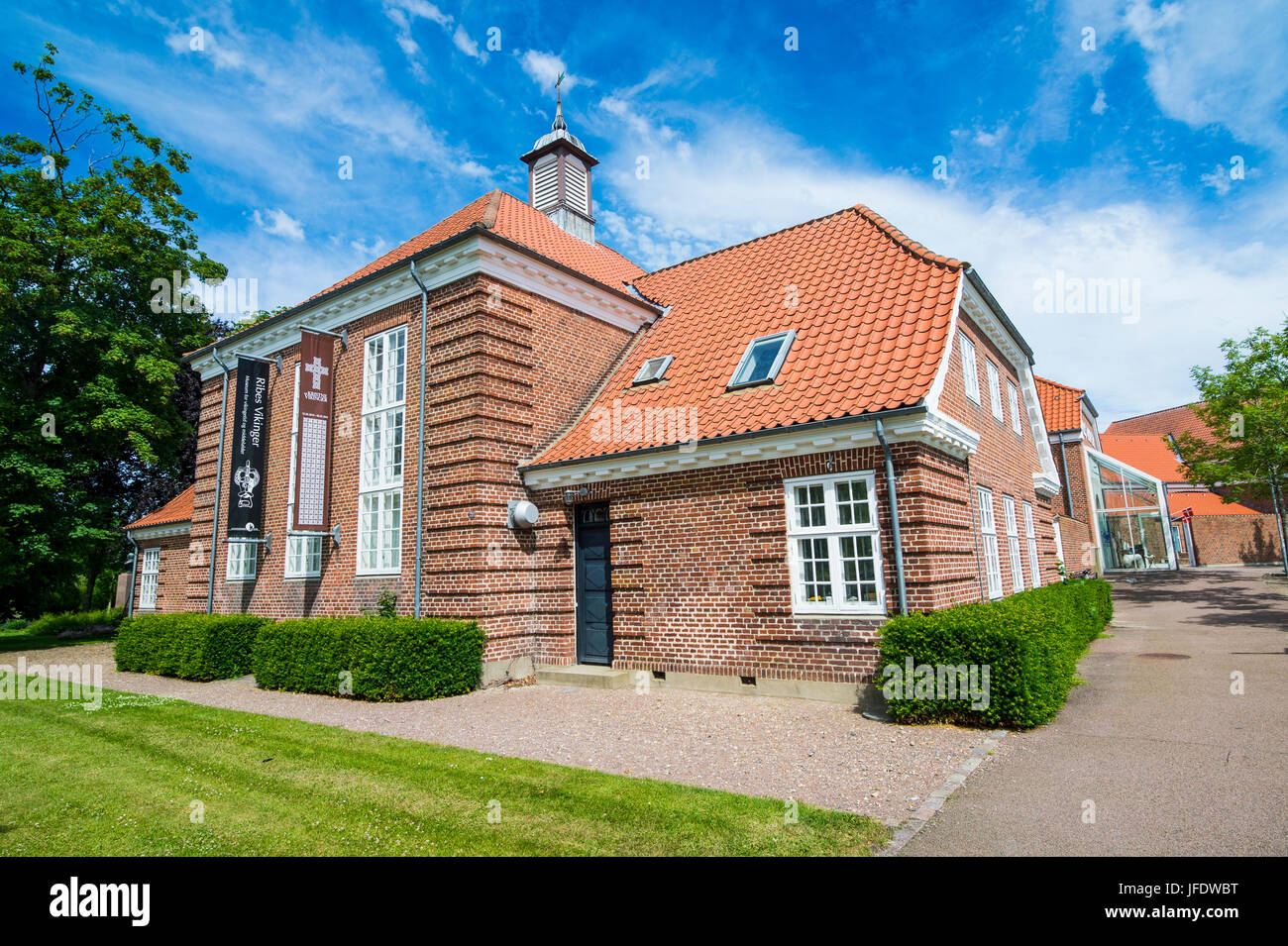 The museum Ribes Vikinger in Ribe, Denmark's oldest surviving city ...