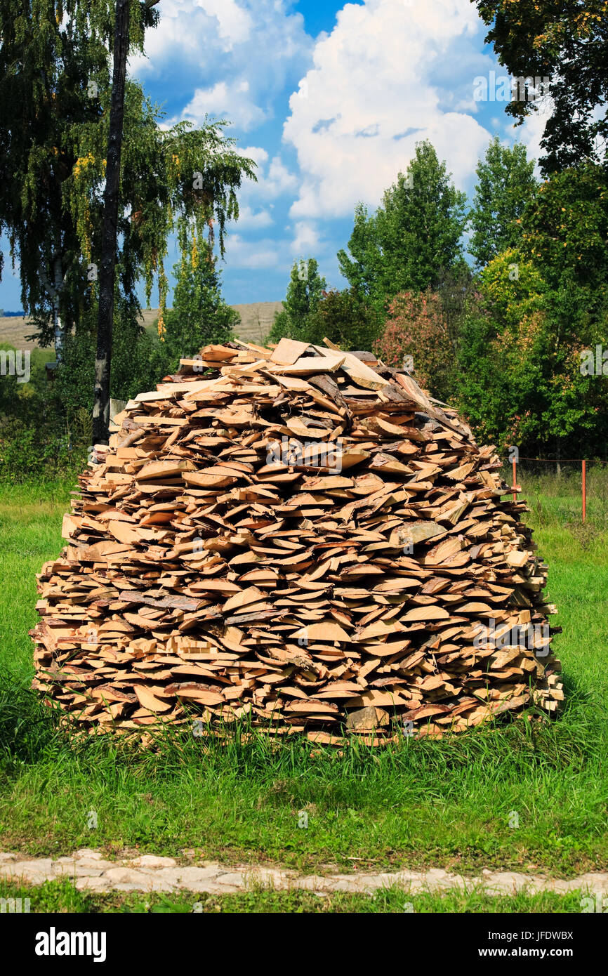 stack of firewood Stock Photo - Alamy