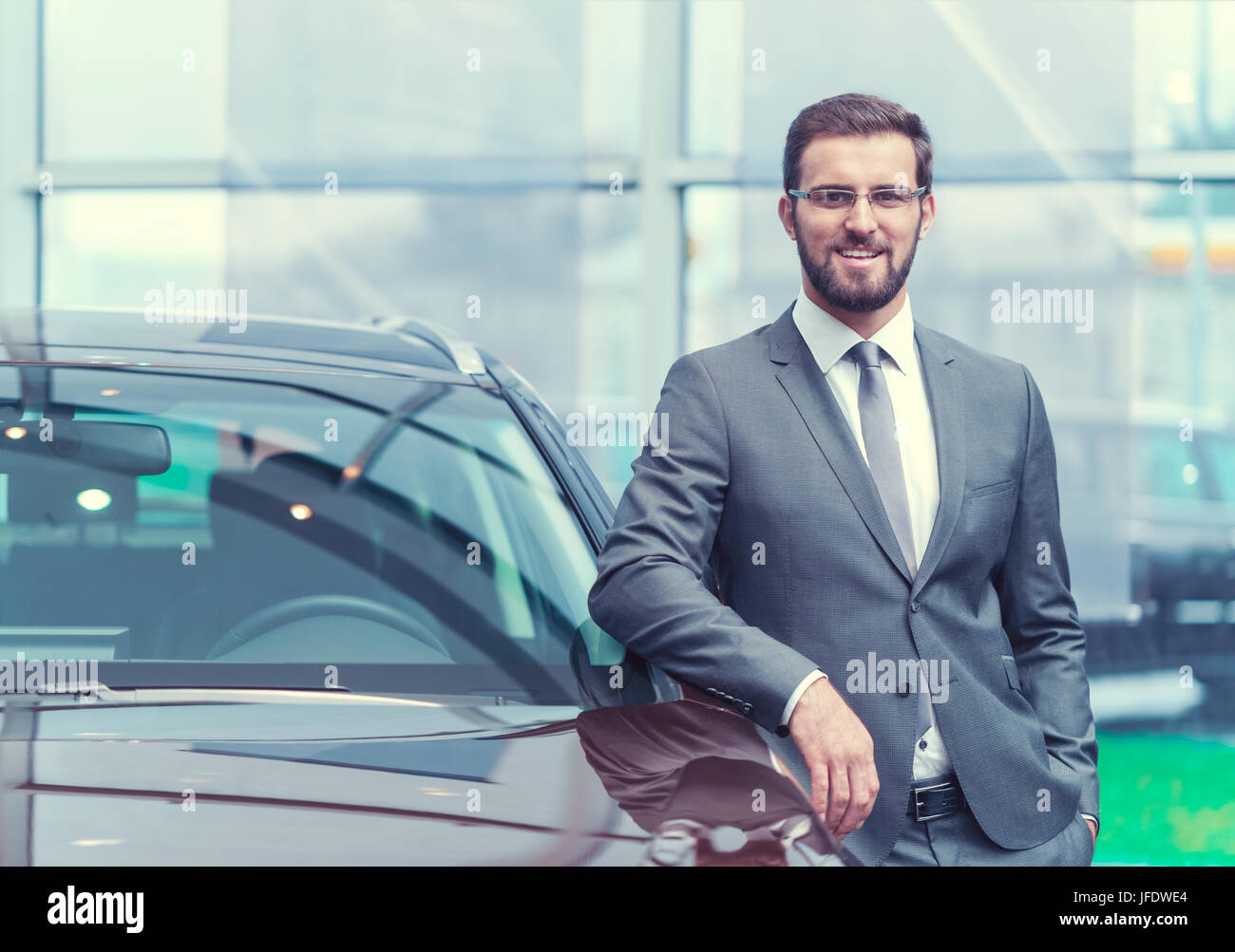 Driver smiling hi-res stock photography and images - Alamy