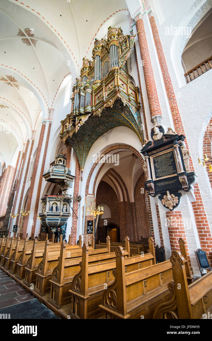 Historic pipe organ in the unesco world heritage sight the cathedral of ...