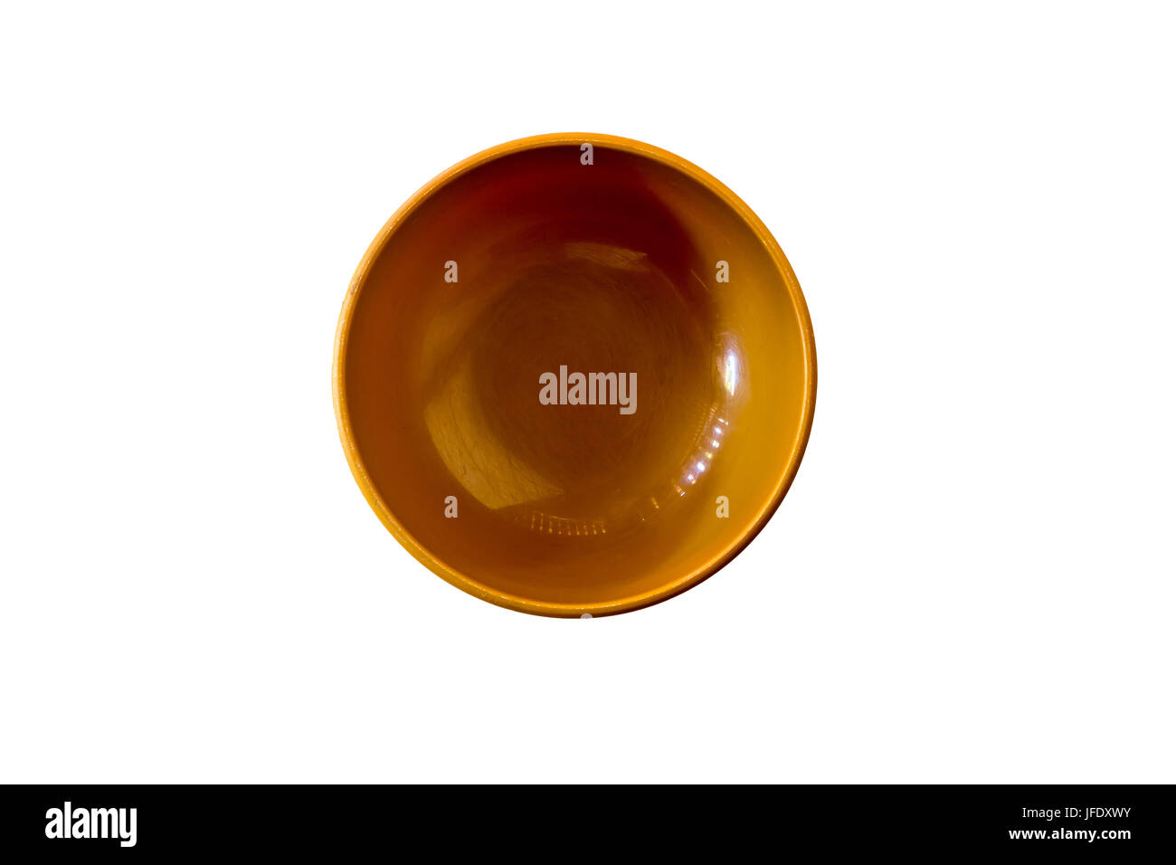 brown bowl isolated on white Stock Photo - Alamy