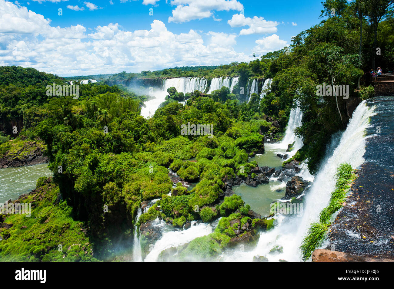 Unesco world heritage sight, the Iguazu waterfalls, Argentina, South ...
