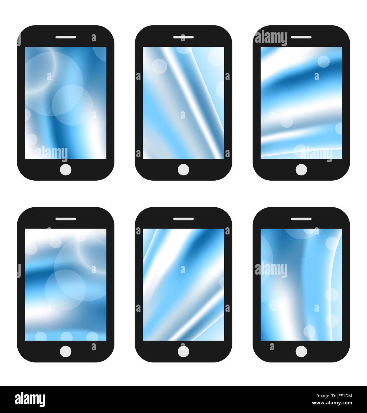 Illustrations abstract splash screens for mobile phones app with ...
