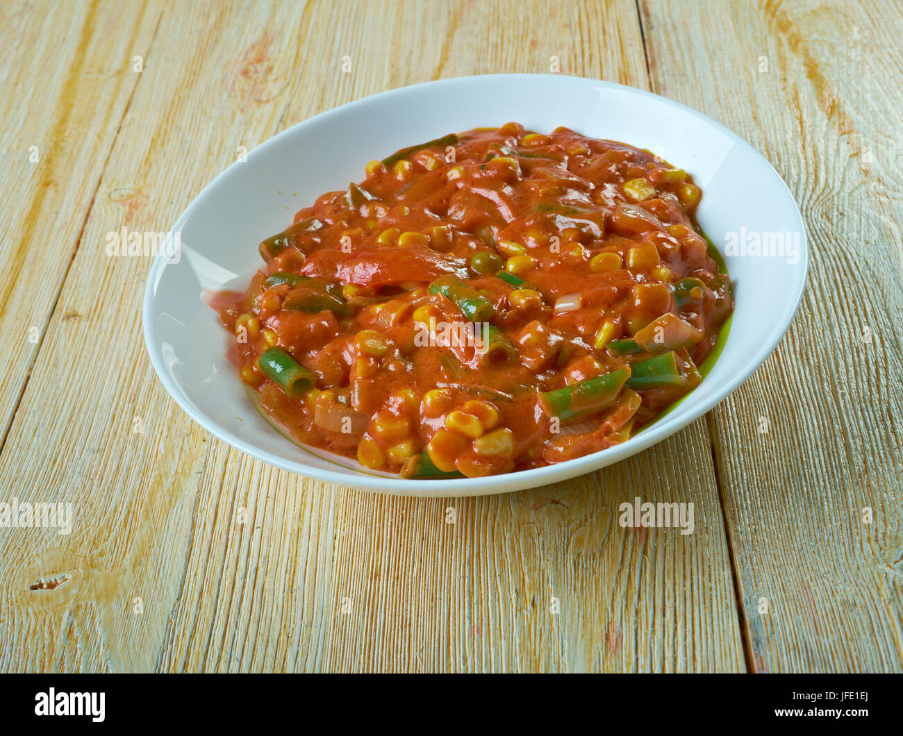 Corn Capsicum Masala Stock Photo - Alamy