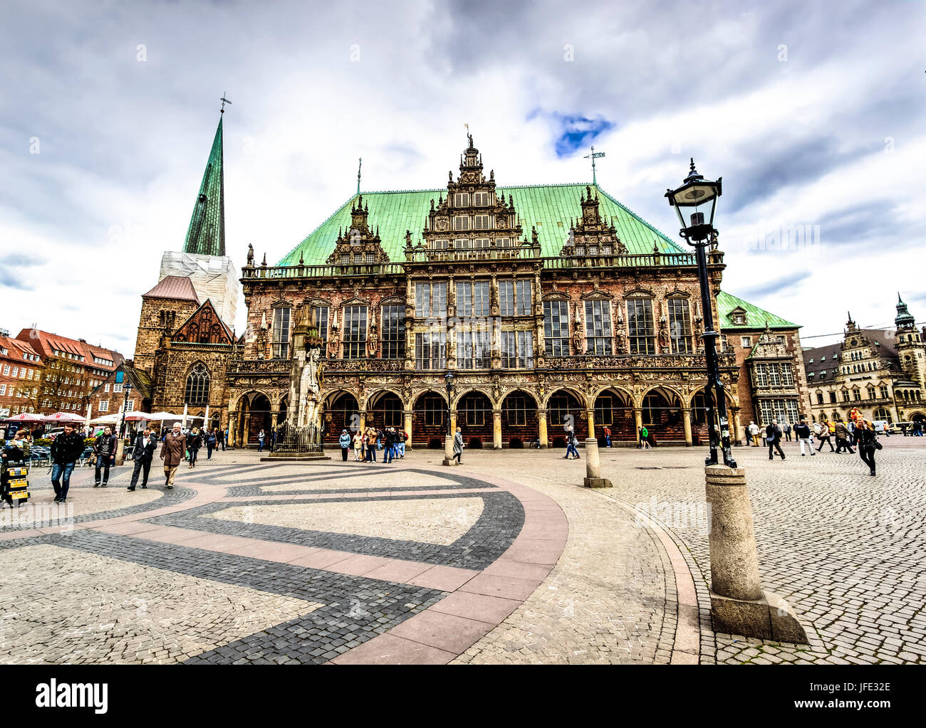 The famous city hall of Bremen, Germany Stock Photo - Alamy