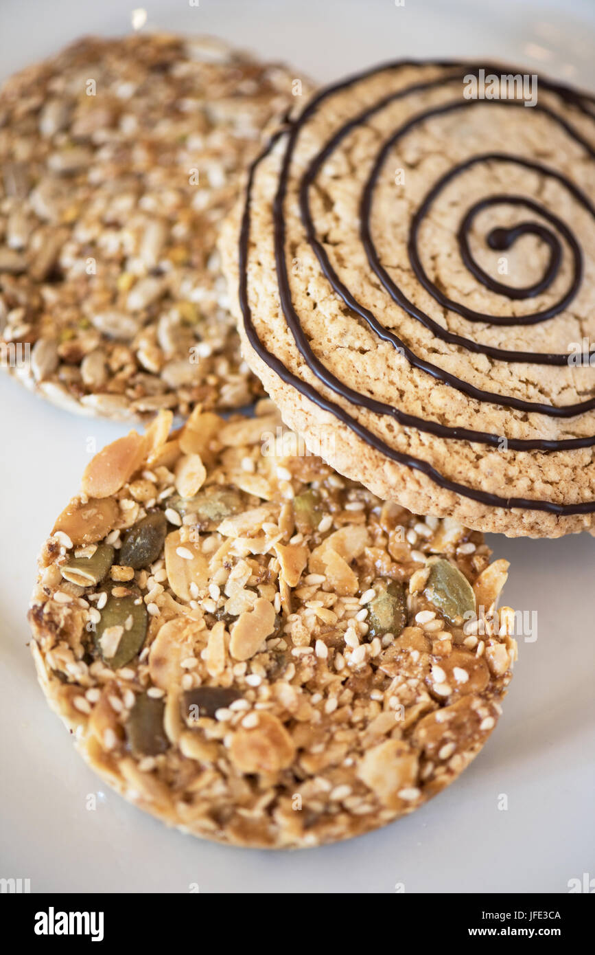 Closeup mixed nut cookies hi-res stock photography and images - Alamy